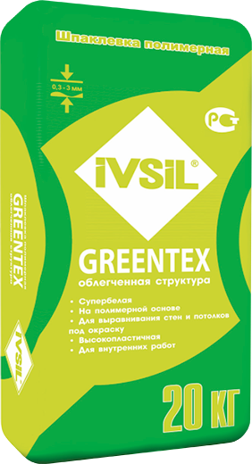 Шпаклевки GREENTEX